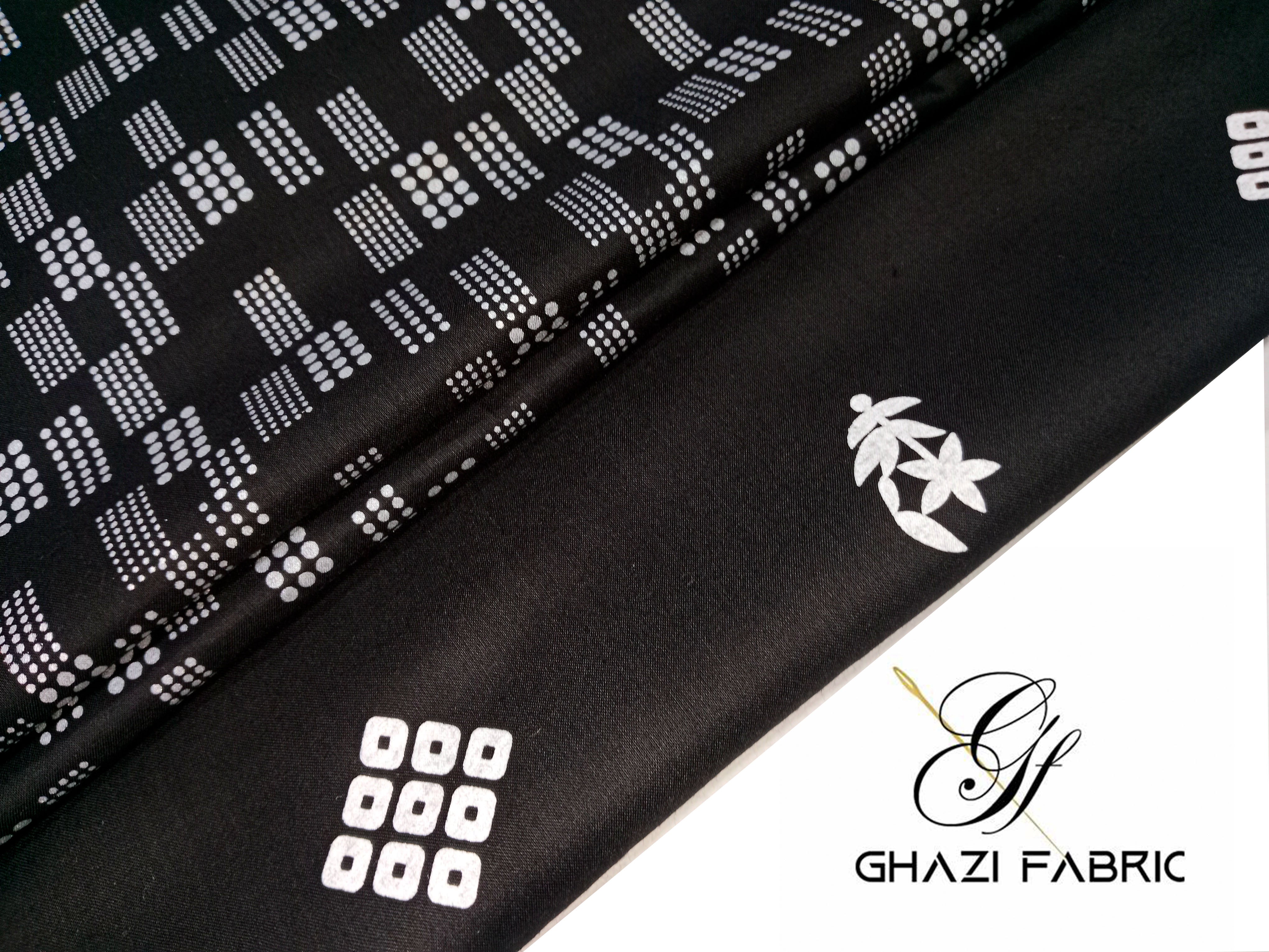 Ghazi fabric Un-stitched Premium Quality Linen Dress Collection Famza ...